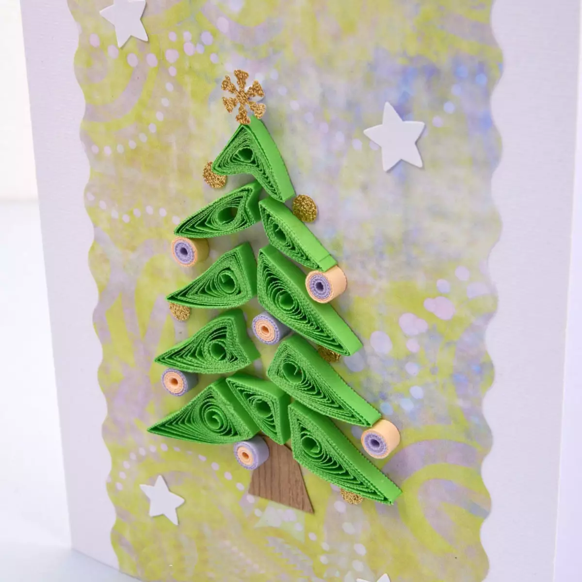 Quilling για το νέο έτος. Quilling: Καρτ ποστάλ, χιονάνθρωπους, Χριστουγεννιάτικο παιχνίδι, Χριστουγεννιάτικα δέντρα, σύμβολο του 2015