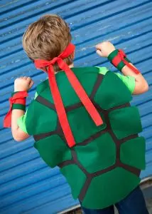 Ninja żółw garnitur. Jak zrobić garnitur żółwia ninja z własnymi rękami?