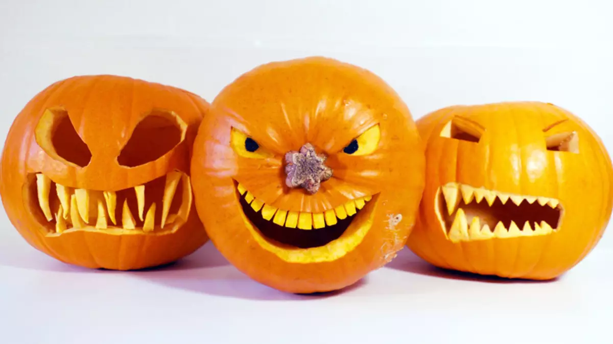 Dovleac pe Halloween: Cum să faci un dovleac pe Halloween Fă-o singur, idei și fotografii ale dovleacilor
