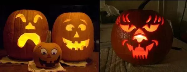 Labu pada Halloween: Bagaimana Membuat Labu pada Halloween Adakah anda sendiri, idea dan gambar Pumpkins
