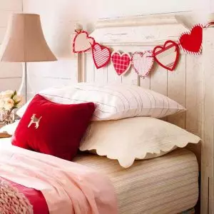 Com decorar l'apartament per al dia de Sant Valentí?