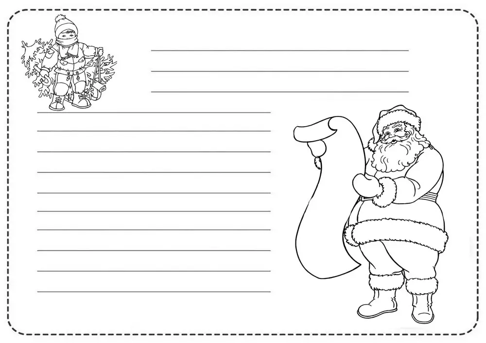 Carta a Santa Claus. Com escriure una carta a l'avi Frost: adreça, plantilles i disseny?