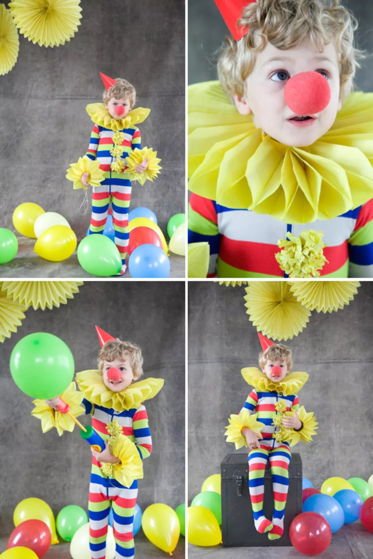 Clown Costume uye Dziva. Maitiro Ekuita Clown Chops uye mangozi nemaoko avo?