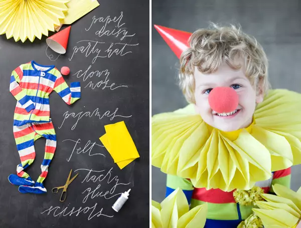 Klovn kostyme og clowniness. Hvordan lage klovn kostymer og clownesses med egne hender?