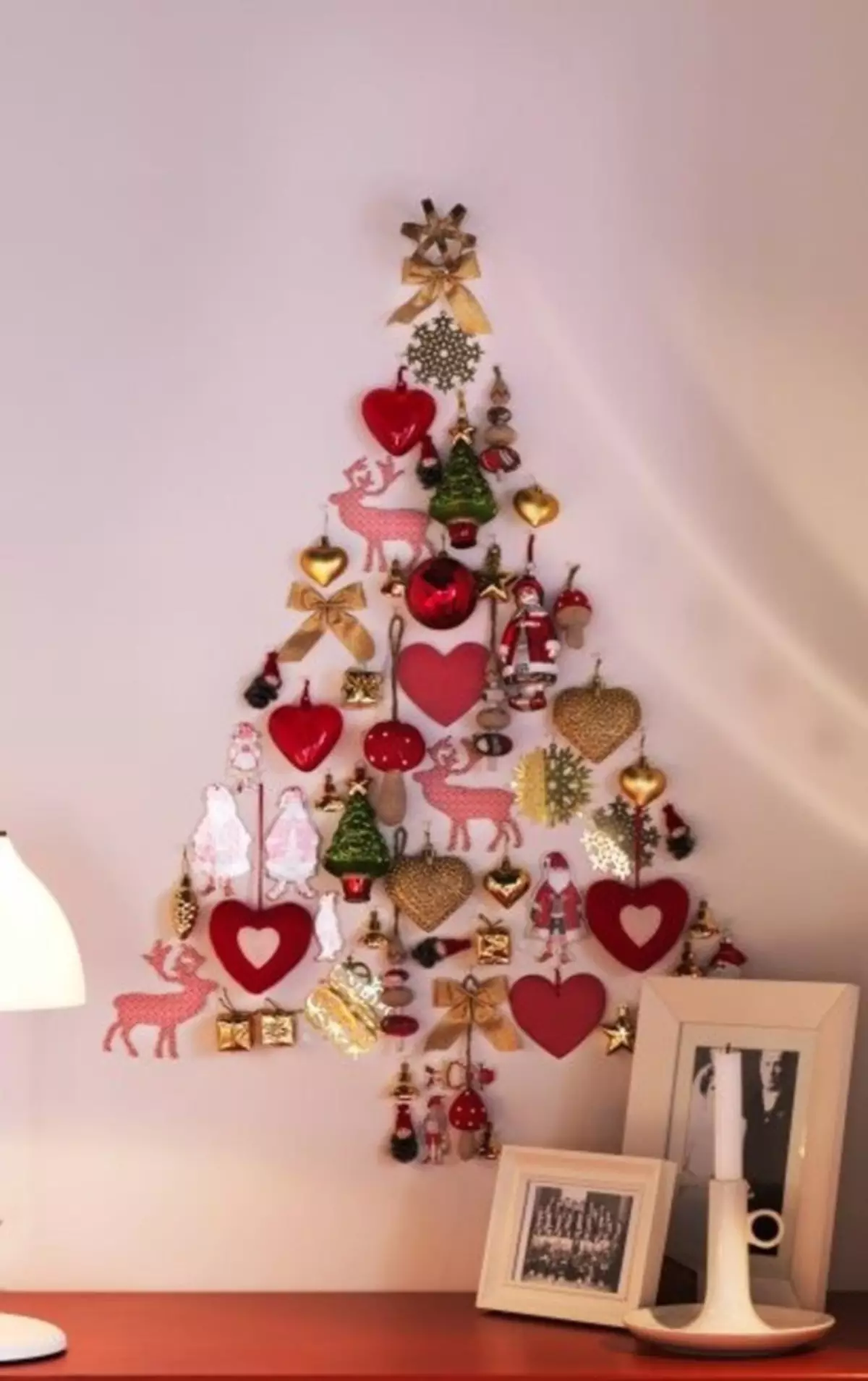 Árbol de navidad en la pared. ¿Cómo hacer un árbol de Año Nuevo en la pared?