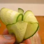 Decoration and decoration of dishes. Cucumber decorations do it yourself
