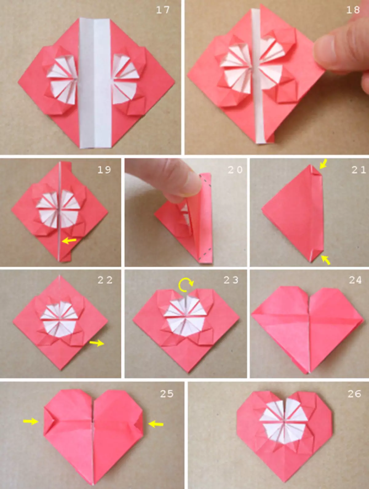 纸的心脏。如何制作纸质心脏？