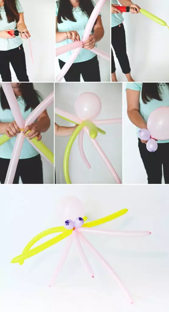 Figuras de globos. ¿Cómo hacer manualidades de globos con sus propias manos?