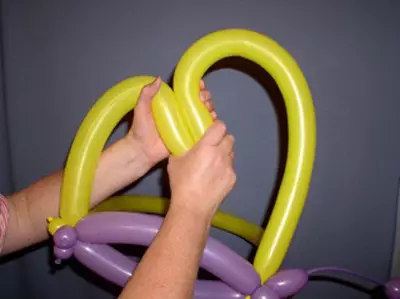Dane z balonów. Jak zrobić rzemiosło przed balonami z własnymi rękami?