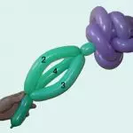 Flowers from balloons. How to make flowers from balloons: photo, master classes and ideas