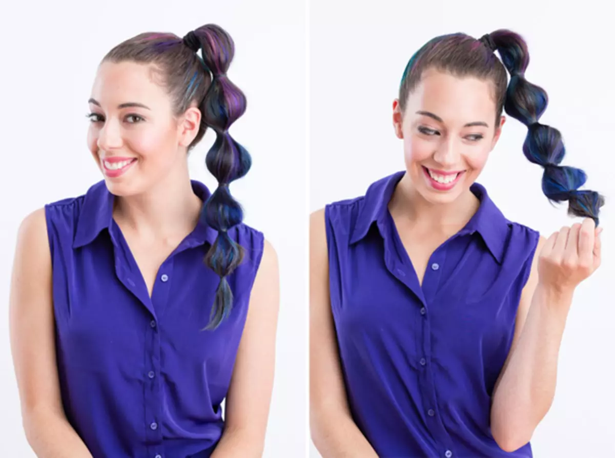 Hairstyles in 5 minutes: video, photo and ideas. How to make a tail in a few minutes?