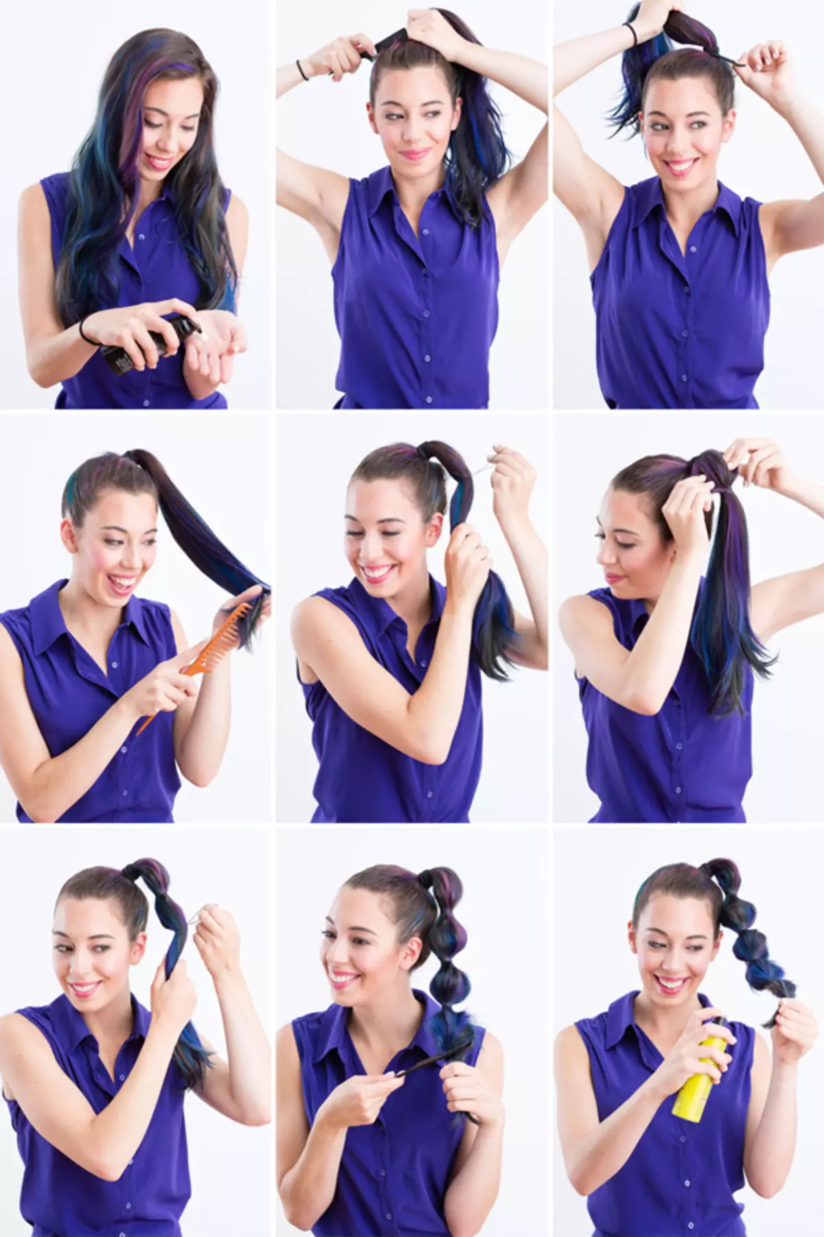 Hairstyles in 5 minutes: video, photo and ideas. How to make a tail in a few minutes?