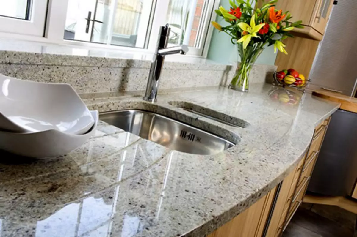 Countertops for სამზარეულო. რა მაგიდა არის უკეთესი?