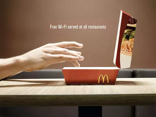 Wi-Fi ฟรีใน McDonaldsah City of Minsk