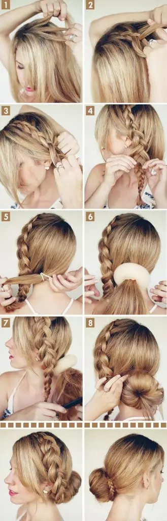 Hairstyles για την αποφοίτηση 2015: Φωτογραφία, κύρια μαθήματα και ιδέες για την τοποθέτηση