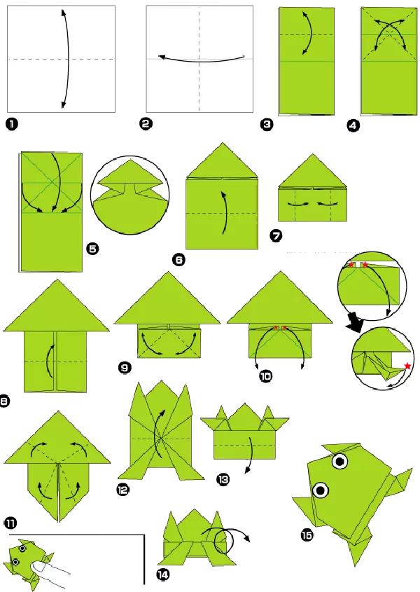 Оригами за деца: Оригами за начинаещи, схеми за деца