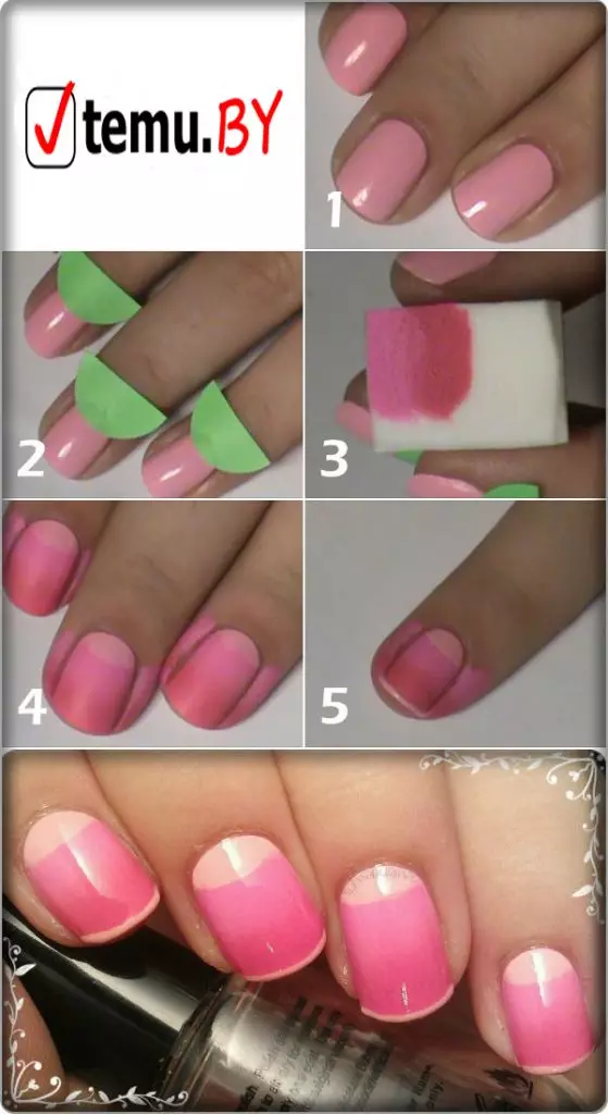 Lub hli Manicure: Manicure hauv tsev, Duab thiab video cov lus qhia, Master kawm