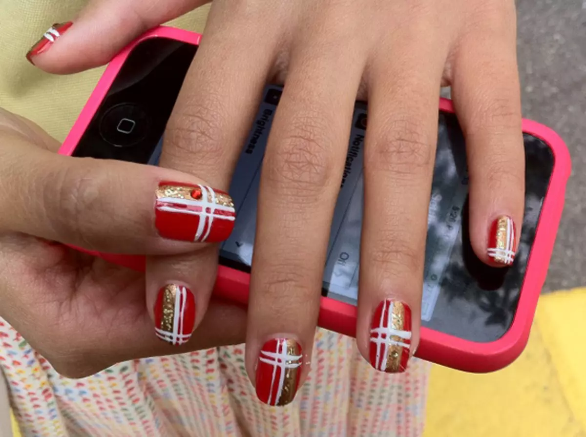 Nytårs manicure 2015. Hvilken manicure at gøre for det nye år 2015?