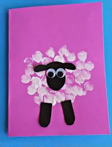 Baby Crafts: Lamb Card