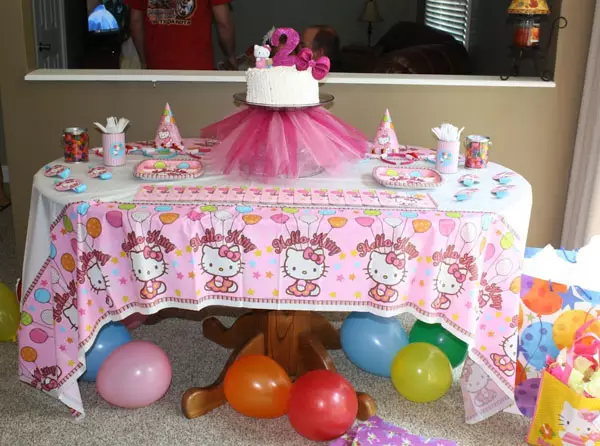 Hello Kitty'de Doğum Günü Kızları (Hello Kitty): Organizasyon, Tasarım ve Oyunlar için Fikirler