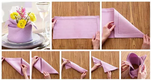 Hvordan brettes servietter? Hvordan dekorere bordet med servietter?