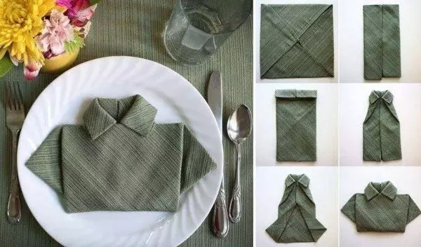 Làm thế nào để gấp khăn ăn? Làm thế nào để trang trí bàn với khăn ăn?