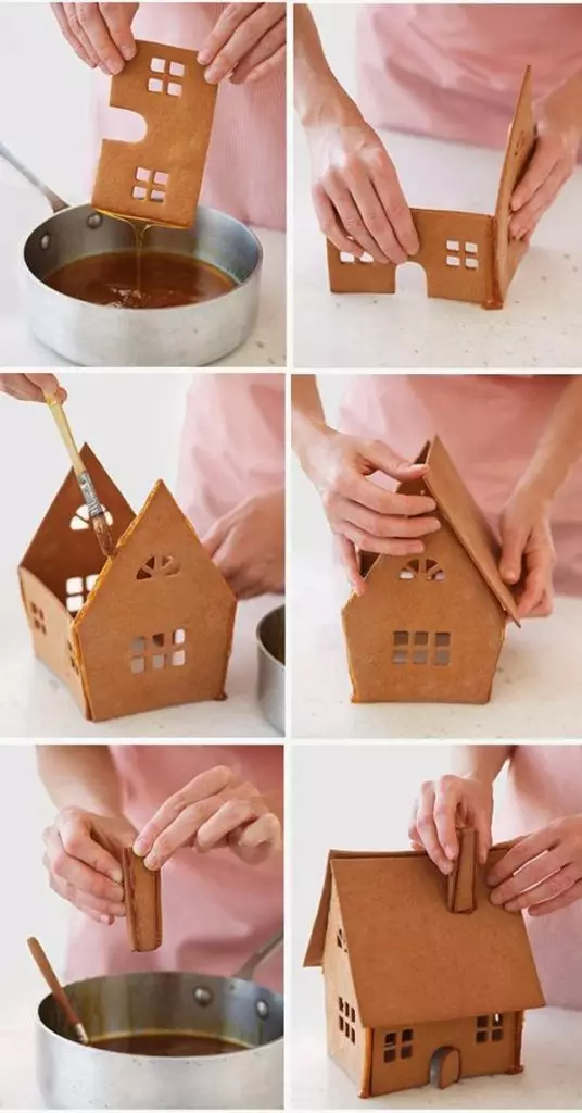 Μελιευμένο σπίτι. Πώς να φτιάξετε ένα Gingerbread Lodge με τα χέρια σας;