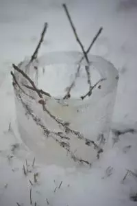 Hvordan dekorere gården til det nye år af ispynt? Ice Decoration med dine egne hænder