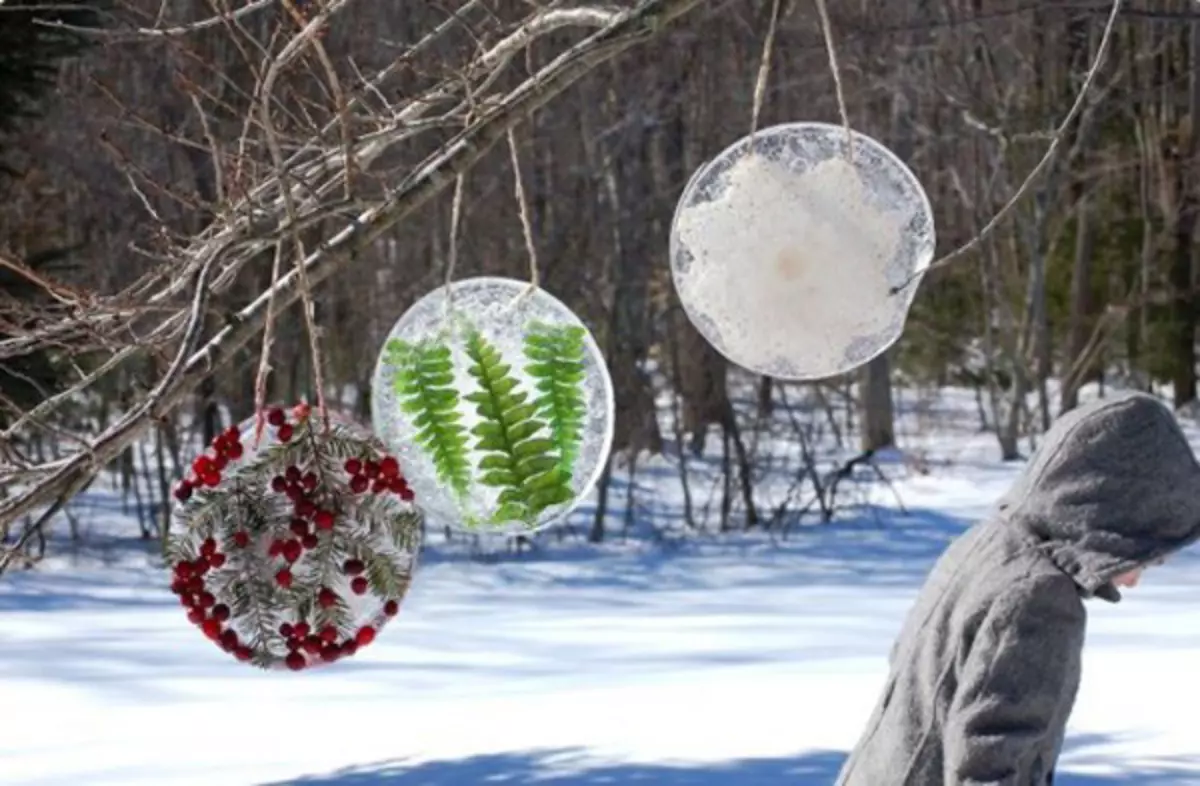 Hvordan dekorere gården til det nye år af ispynt? Ice Decoration med dine egne hænder