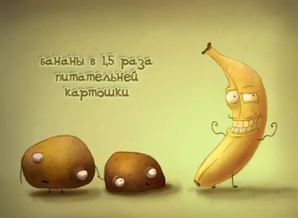Budd-daliadau Bananas: Ffeithiau diddorol am Bananas
