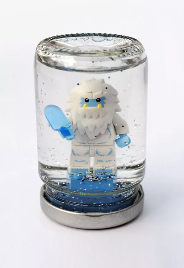 Quả cầu tuyết. Snowball từ Lego tự làm