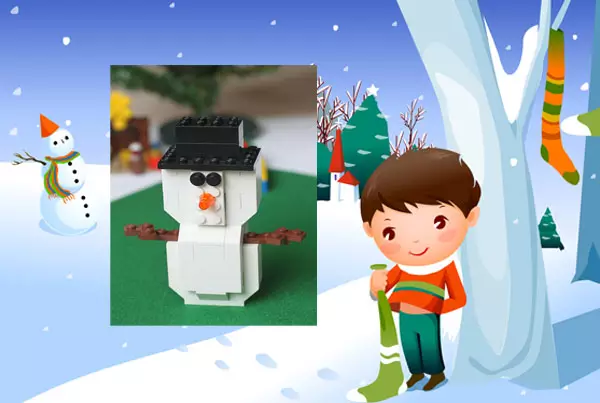 Lego boneco de neve. Como fazer de Lego Boneco de neve?