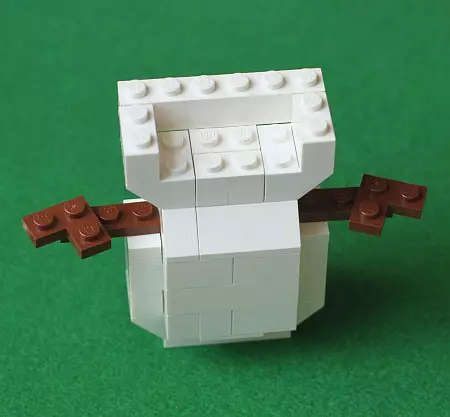 Lego snjókarl. Hvernig á að gera úr Lego Snowman?