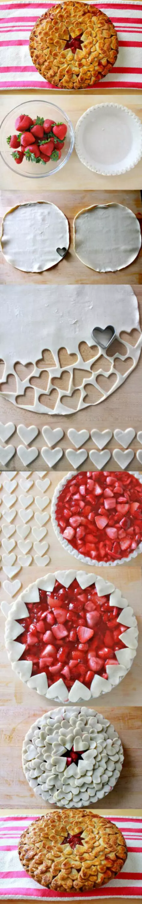 Kake for Valentinsdag. Hvordan dekorere en kake for dagen for alle elskere?