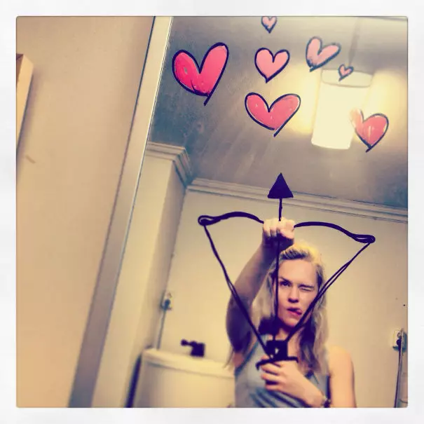 Selfie: ungewöhnliche Fotos der norwegischen Künstlerin Helen Meldal