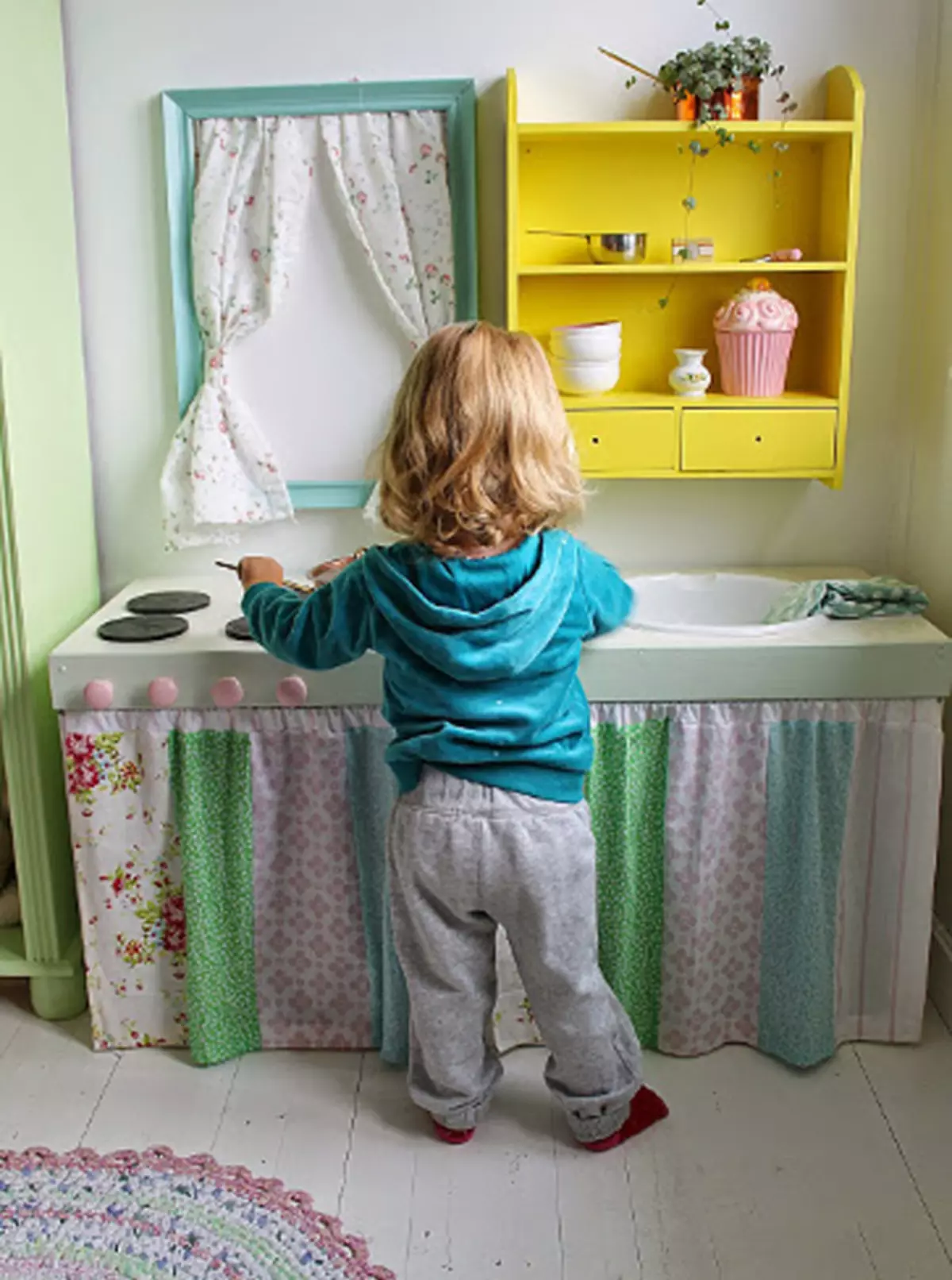 Kid's Keuken. Kinderen keuken dogge it sels