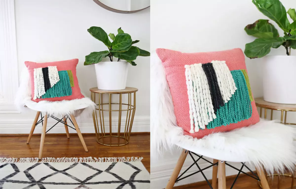 Декоративни възглавници със собствените си ръце: диван възглавници с ресни