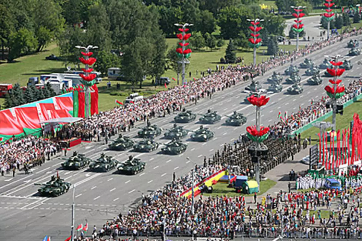 Feestelijke evenementen voor Victory Day - 2016 in Minsk (9 mei 2016)?