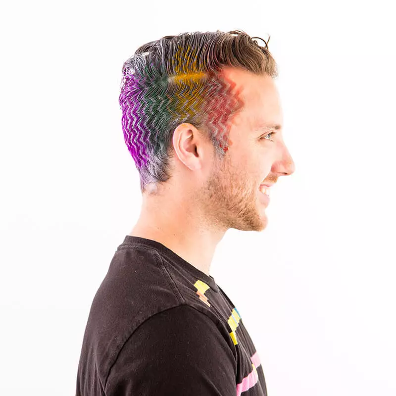 Stencil of Hair Coloring: Stencil per capelli Soluzione alla moda