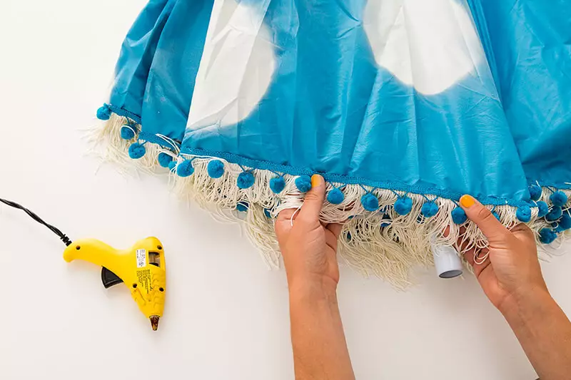 Parapluie de la plage: Comment décorer le parapluie de la plage Faites-le vous-même?