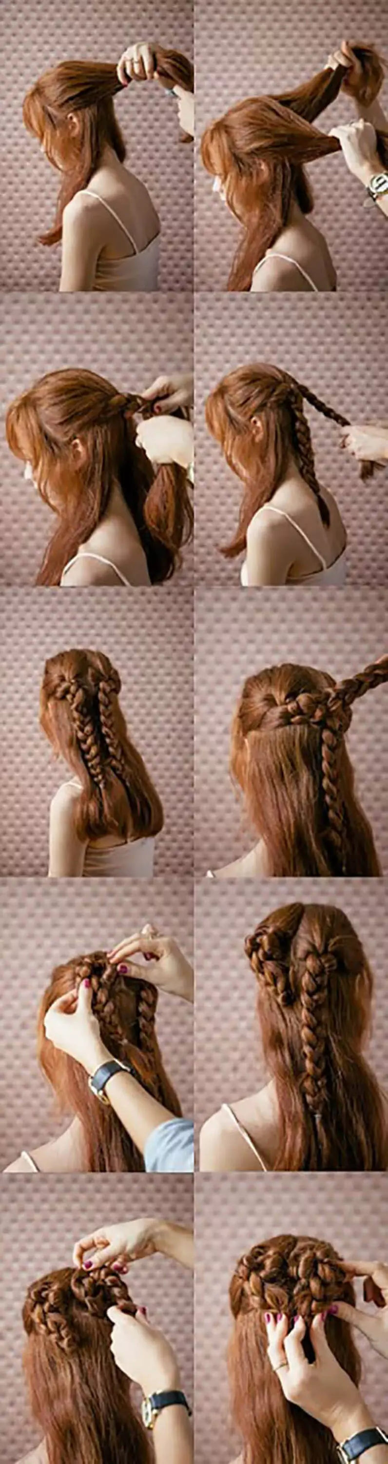 Hair matu: romantiskas frizūras vidējiem un gariem matiem
