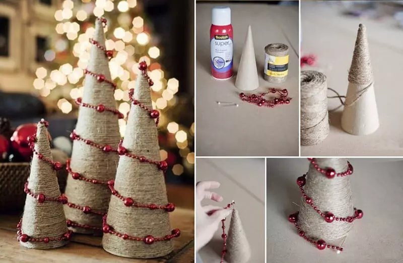 ¿Cómo hacer un árbol de Navidad con tus propias manos para el nuevo 2021? 20605_5