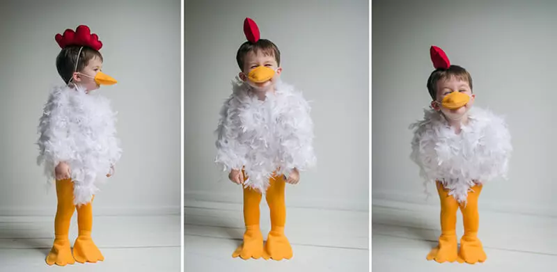 कोंबडा पोशाख: आपल्या स्वत: च्या हातांनी कोंबडीच्या पोशाख कसा बनवायचा?