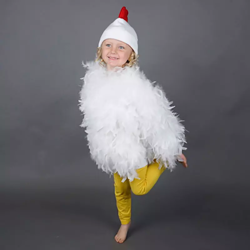 Rooster kostyme: Hvordan lage en hane kostyme med egne hender?