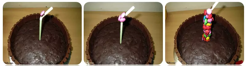 Cake 7: Kakku 7 vuotta tyttö ja poika omalla kädellä
