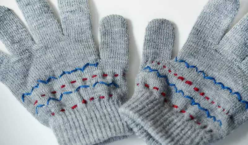 نحوه تزئین دستکش ها و دستکشهای کودکان با دستان خود