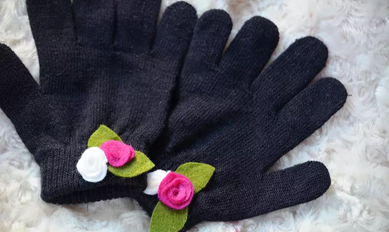 Kako ukrasiti rukavice i rukavice za djecu vlastitim rukama