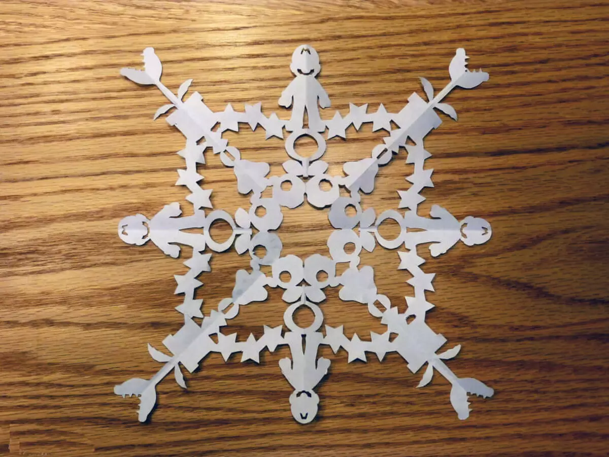 Flowflakes inusuales coas súas propias mans: Snowflakes Star Wars, malefistentes, Lego