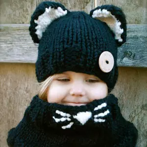 Casquettes tricotées pour filles: chapeaux tricotés, casquettes aux cheveux, chapeaux avec oreilles