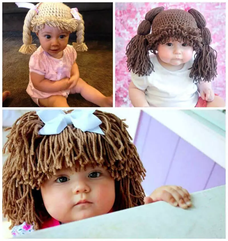 Capas de malha para meninas: chapéus de malha, tampas de cabelo, chapéus com orelhas 2157_2